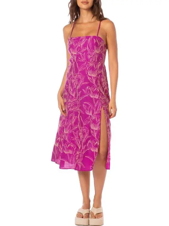 MAAJI Remi Cover-up Midi Sundress - Bright Purple