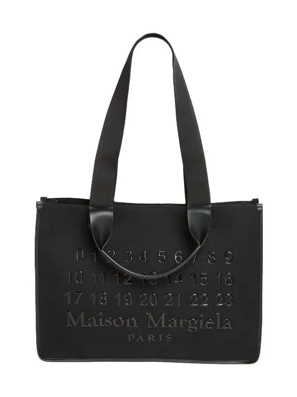 MAISON MARGIELA Small Cabas Tote - Black/ Black