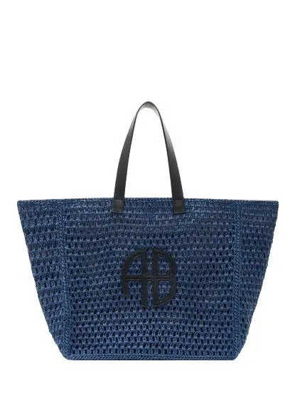 ANINE BING Rio Tote - Marine Blue