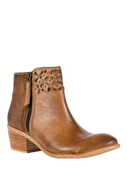 ROAN Liz Cutout Boots - Tan Md