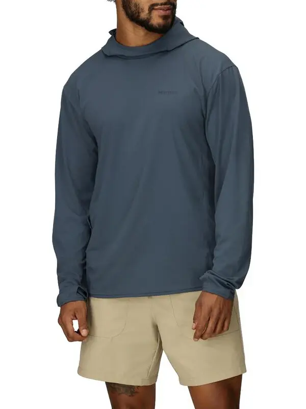 MARMOT Airexchange Solarshield Upf Hoodie - Thunderhead