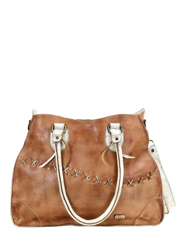 Bed Stu Bruna Leather Handbag - Tan Rustic Nectar Lux