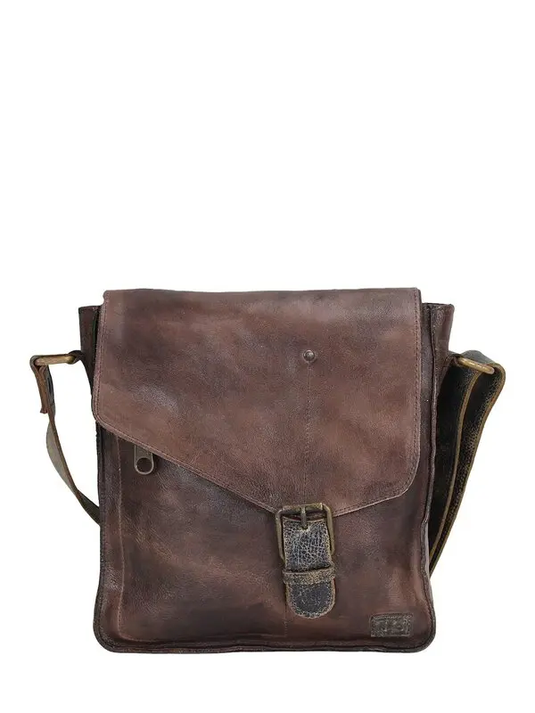 Bed Stu Venice Beach Crossbody Bag - Teak Rustic Black Lux