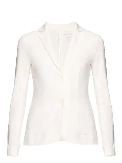 Majestic Filatures Soft Touch Two Button Blazer - Blanc