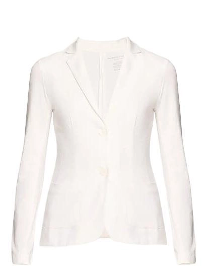 Majestic Filatures Soft Touch Two Button Blazer - Blanc