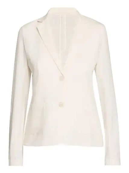 Majestic Filatures Soft Touch Two Button Blazer - Cream