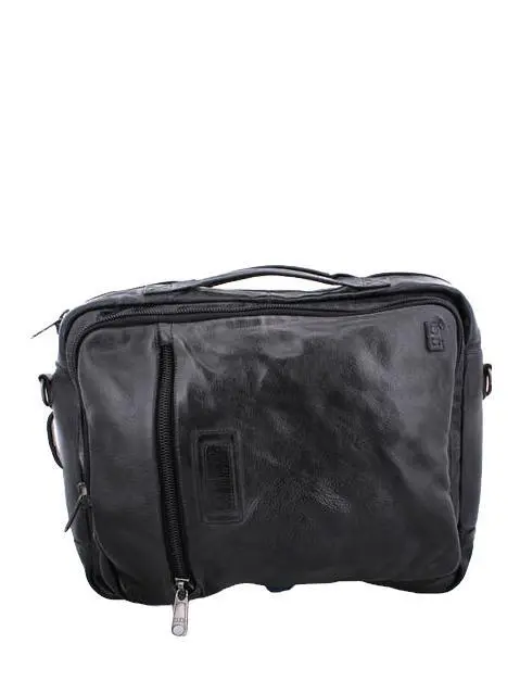 Bed Stu Leather Convertible Bag - Black Dd