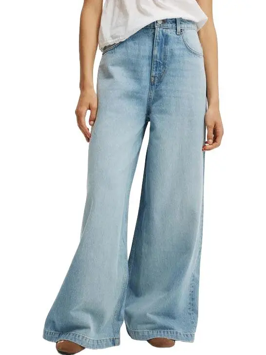 COTTON ON 91 Wide Leg Jean - Cassette Blue