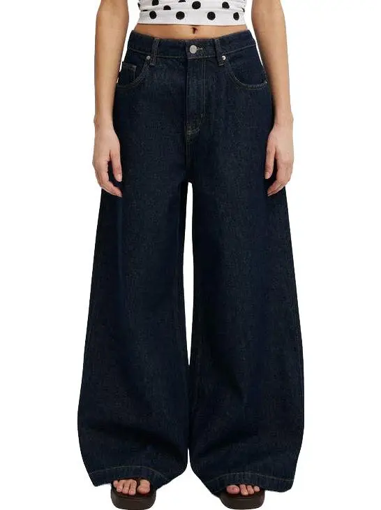 COTTON ON 91 Wide Leg Jean - Shutter Blue