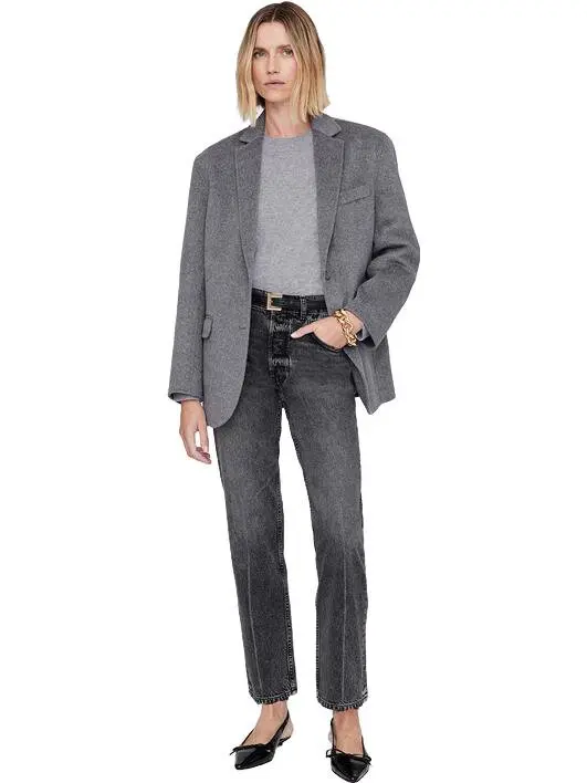 ANINE BING Quinn Blazer - Heather Grey