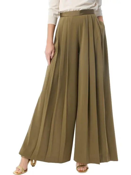 DO BY DEE OCLEPPO Alex Pleated Palazzo Pants - Capers