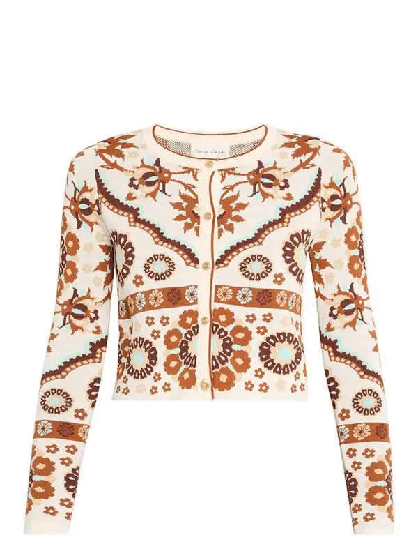 Cara Cara Ila Printed Knit Cardigan - Multi