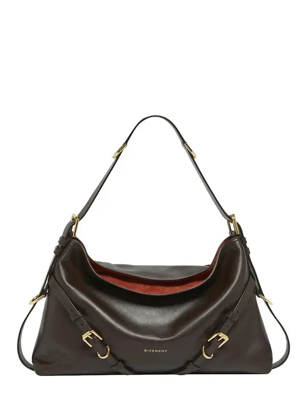 Givenchy Voyou Medium Shoulder Bag - Chocolate