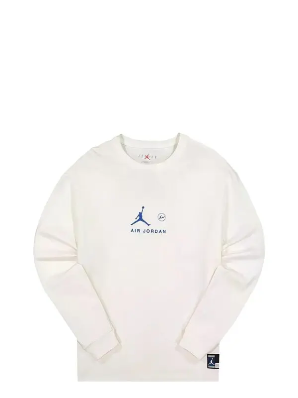 JORDAN X Fragment Long-sleeve Sweatshirt - White