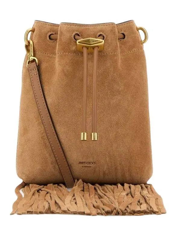 JIMMY CHOO Bon Bon Bucket Bag - Brown