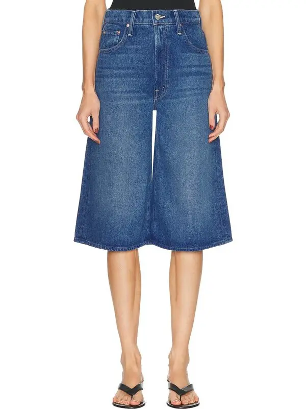 MOTHER The Whole Lot Zip Denim Shorts - Breaking New Ground