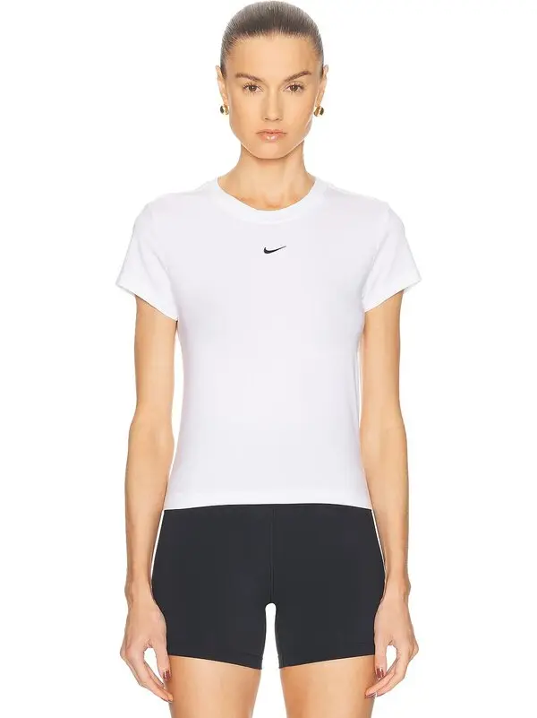 Nike Chill Knit T-shirt - White & Black