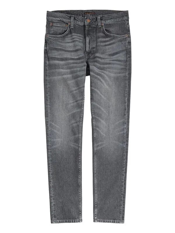 Nudie Jeans Lean Dean Slim-leg Jeans - Grey