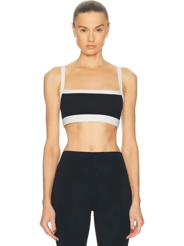 Splits59 Monah Rigor Bra In Black - Black & White