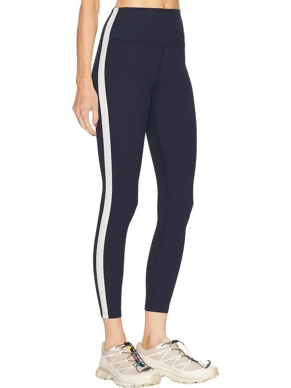 Splits59 Clare High Waist Rigor 7/8 Legging - Indigo & White