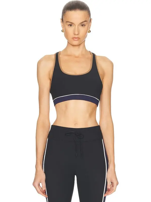 The Upside Revolver Jade Racerback Sports Bra - Black