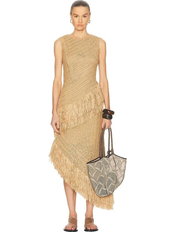 SIMONMILLER Beja Crochet Dress - Natural