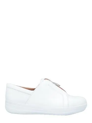 Fitflop Soft Leather Sneakers - White