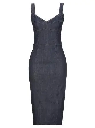 Dolce & Gabbana Midi Bodycon Dress - Blue