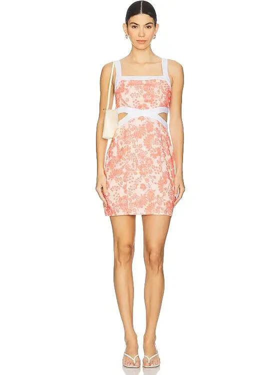 Minkpink Petal Contrast Mini Dress - Pink