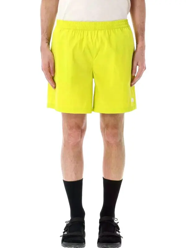 The North Face Embroidered-logo Shorts - Yellow