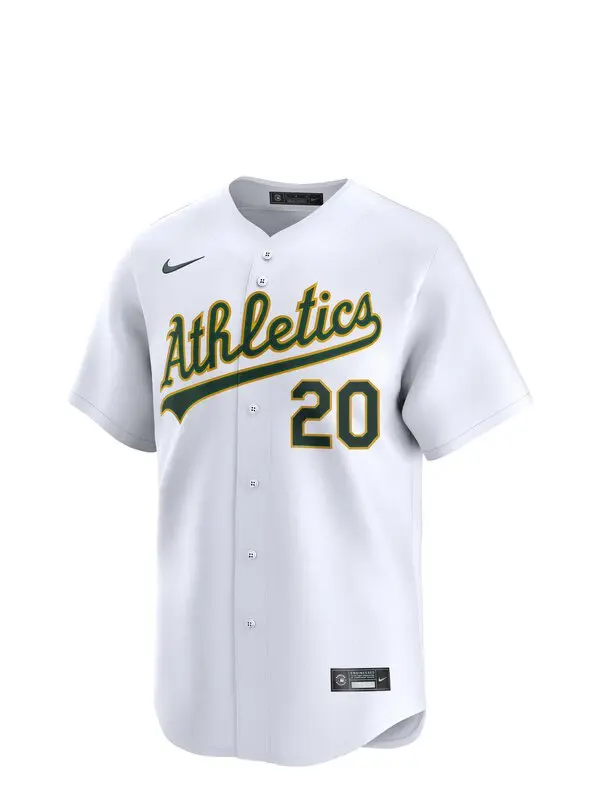 Nike Zack Gelof Athletics Dri-fit Adv Mlb Limited Jersey - White