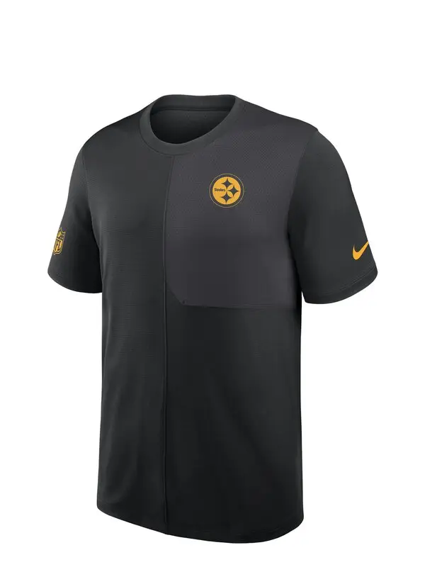 Nike Pittsburgh Steelers Sideline Coach Dri-fit Nfl Top - Black