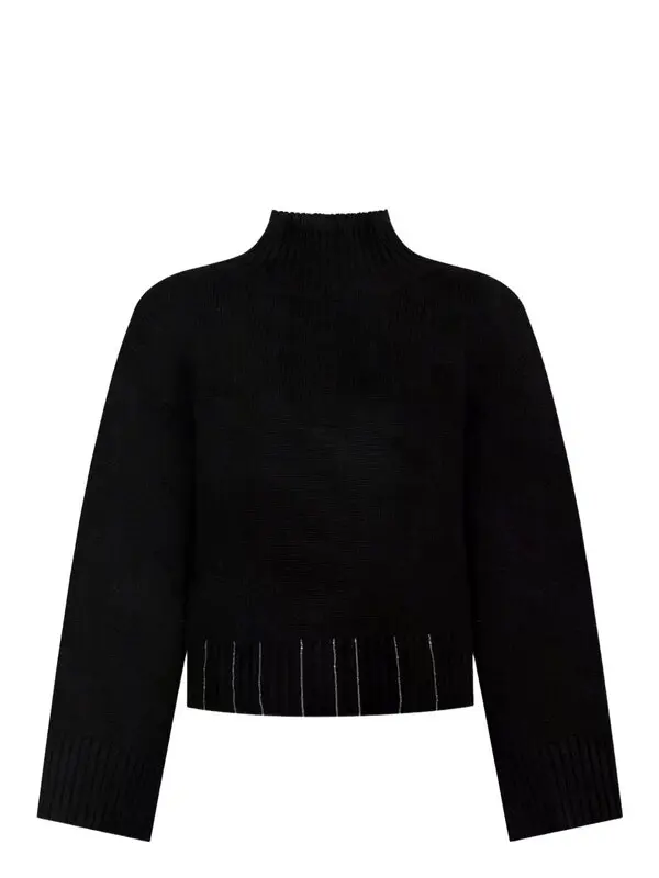 Fabiana Filippi Monili-embellished Sweater - Black