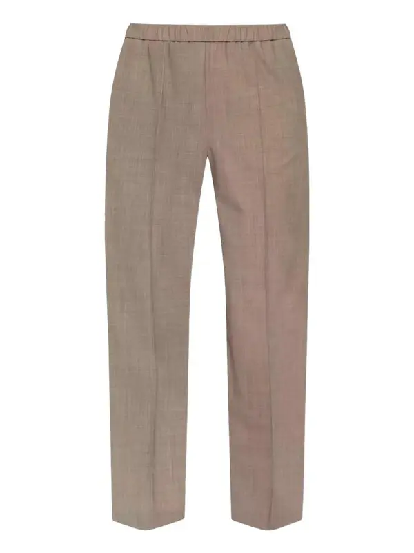 Fabiana Filippi Creased Straight-leg Trousers - Neutrals