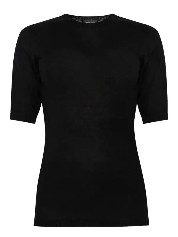 Fabiana Filippi Crew-neck T-shirt - Black