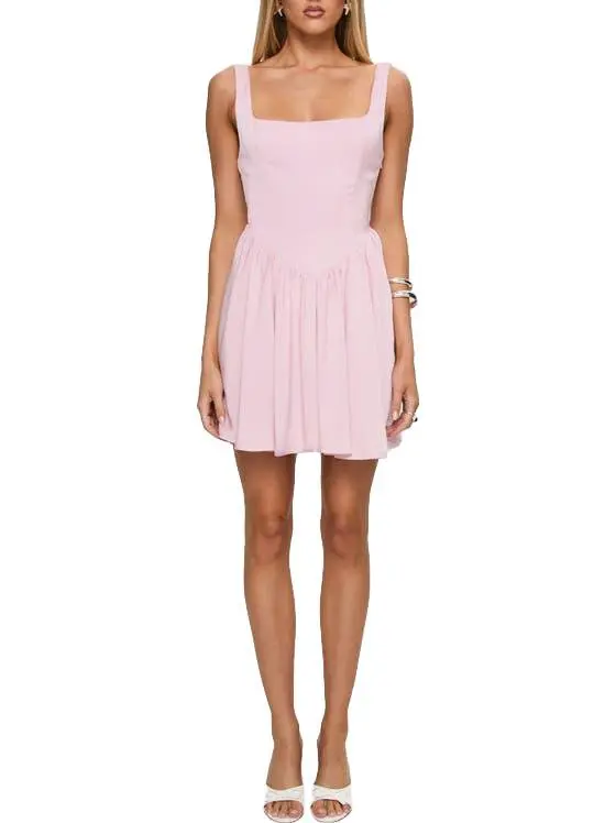 Princess Polly Strappy Corset Mini Dress - Pink