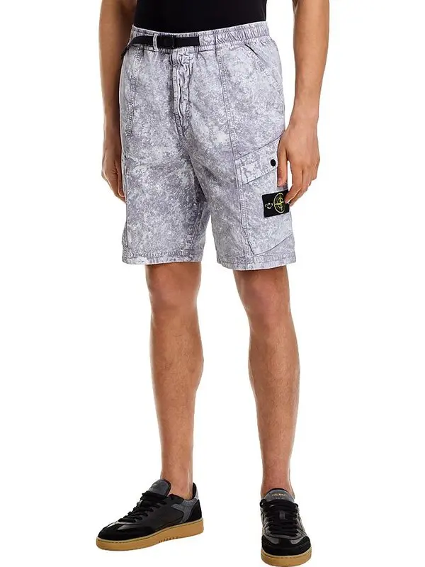 Stone Island 12.25" Bermuda Comfort Shorts - Pearl Gray