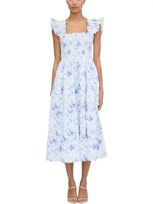 Hill House Home The Ellie Nap Dress - Blue Sweet Peas