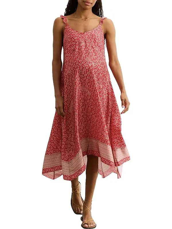 Hatch Collection The Corrine Maternity Dress - Poppy Blush