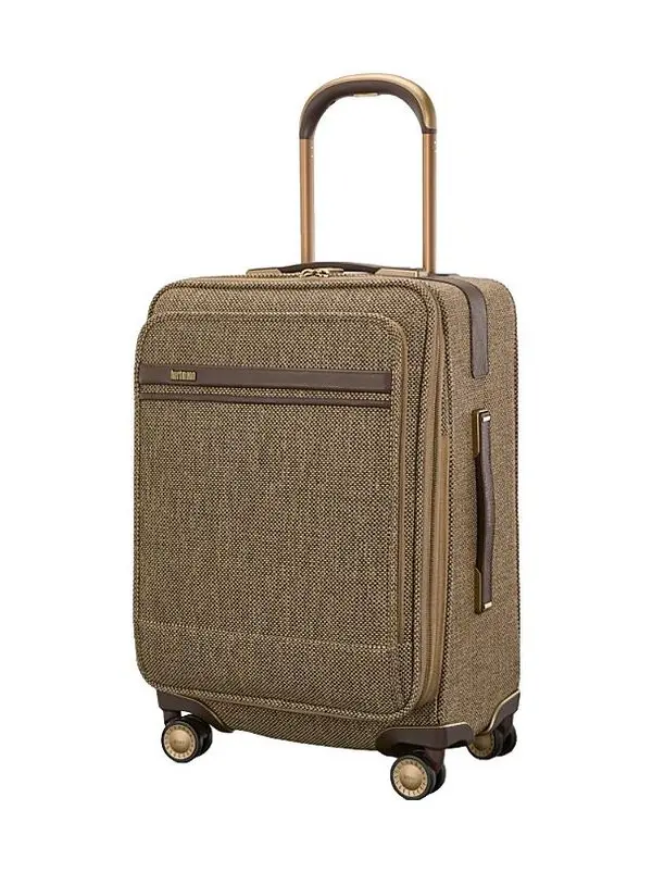 HARTMANN Tweed Collection Expandable Spinner Suitcase - Tweed/natural Leather