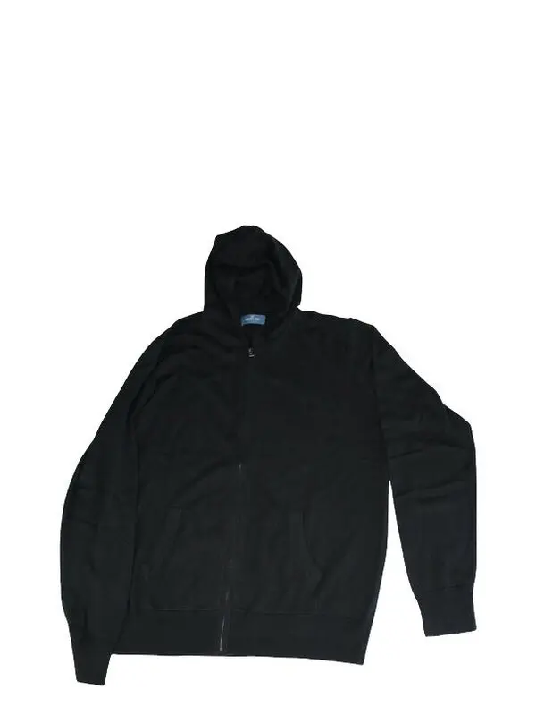 LEDGER & FORD Tomales Zip Up Hoodie - Black