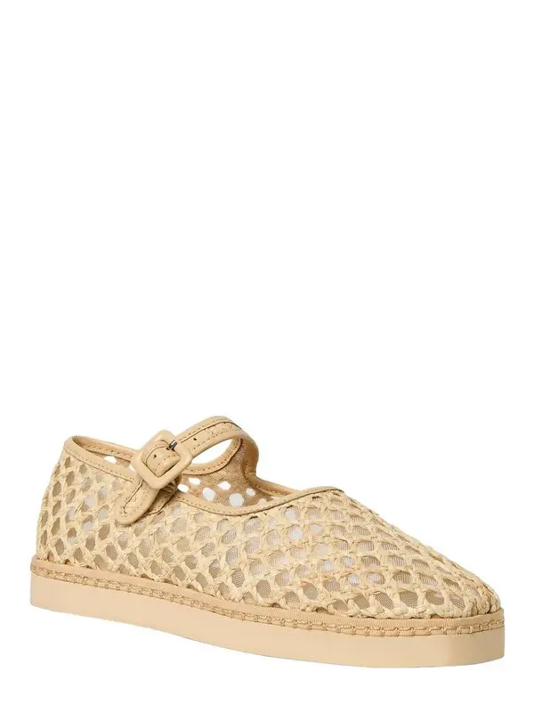 LOEFFLER RANDALL Rita Mesh Mary Jane - Natural