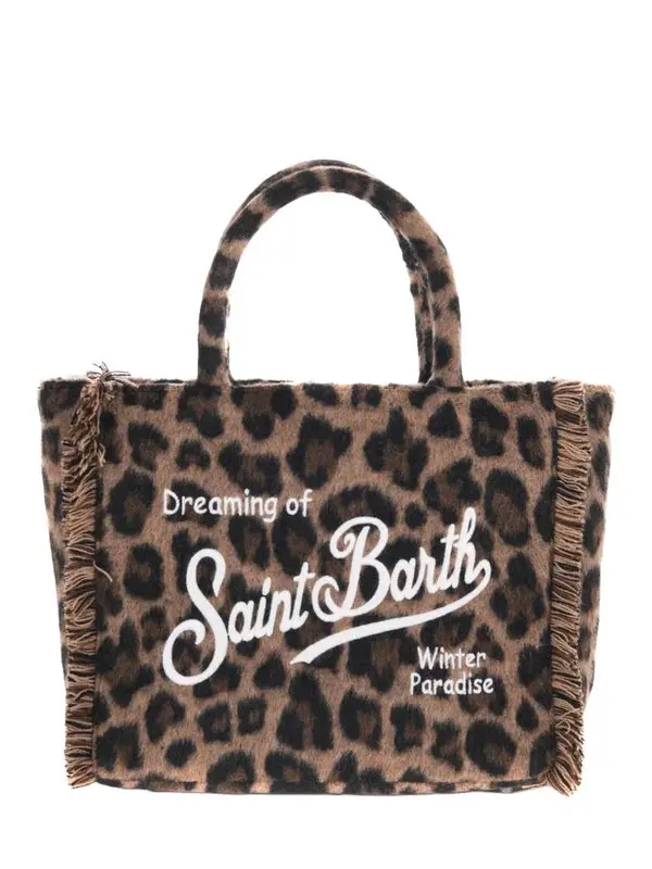 MC2 SAINT BARTH Felt Shopper With Pattern - Spotted