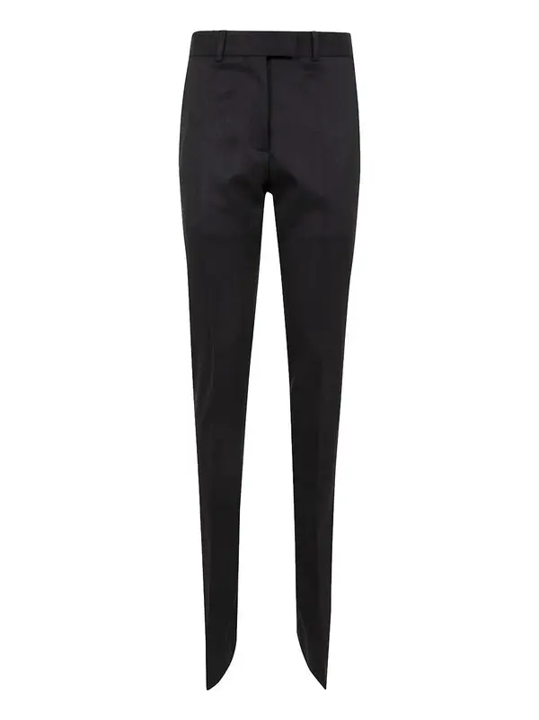 Attico Gabardine Long Pant - Black