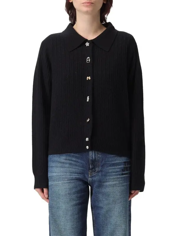 Marc Jacobs Collared Knit Sweater - Black