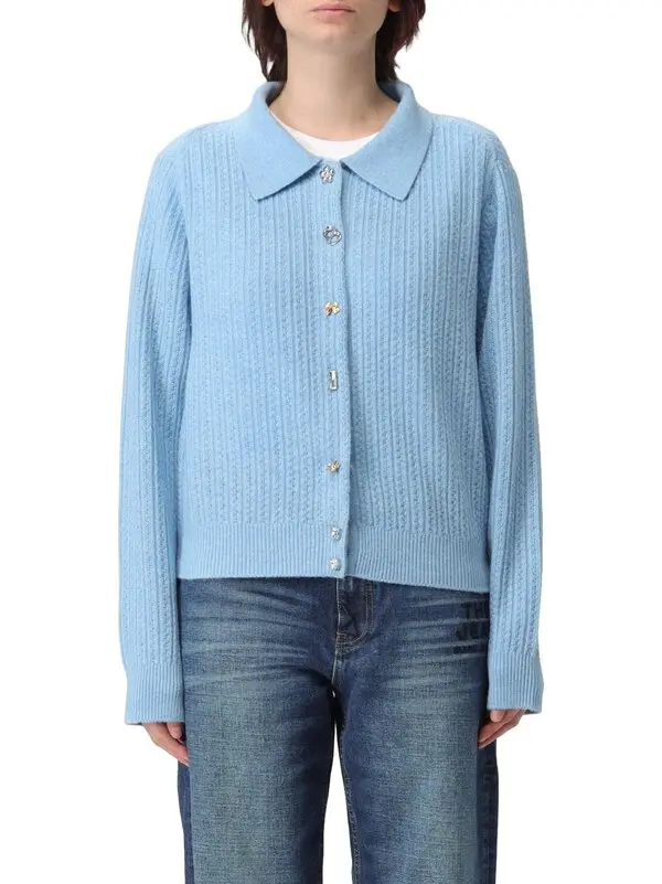 Marc Jacobs Collared Knit Sweater - Gnawed Blue
