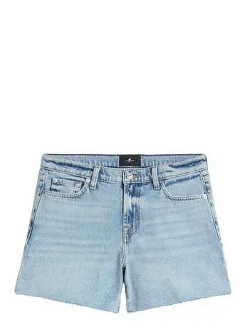 7 For All Mankind Cutoff Short - Denim