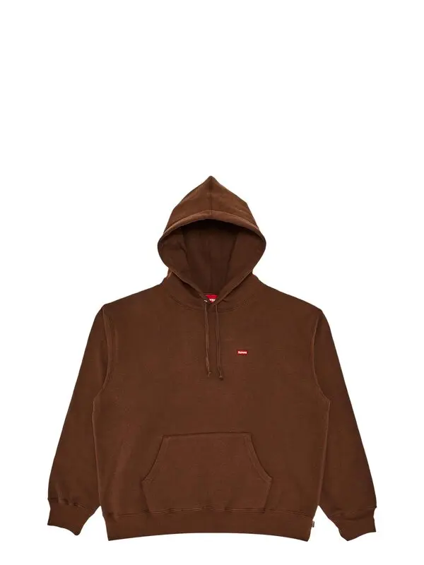 Supreme Small Box Hooded Sweatshirt - Brown