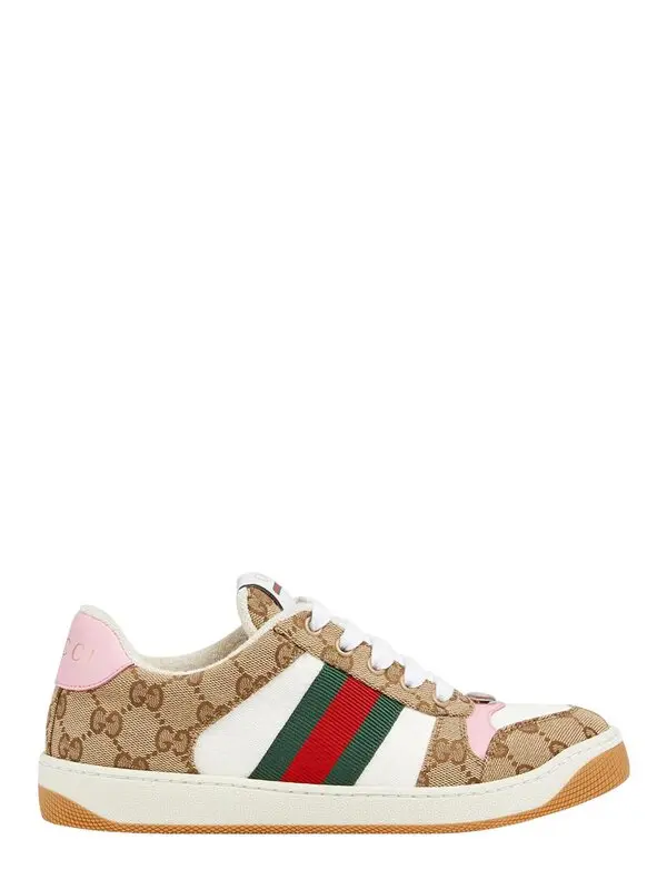 Gucci Screener Low-top Sneakers - Brown