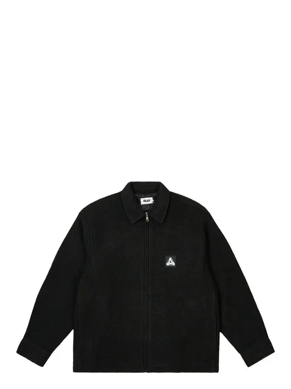 PALACE Wooly Zip Jacket - Black
